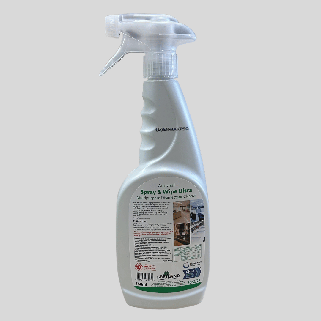 Spray & Wipe Ultra 750ml – Antiviral Multipurpose Disinfectant Cleaner ...