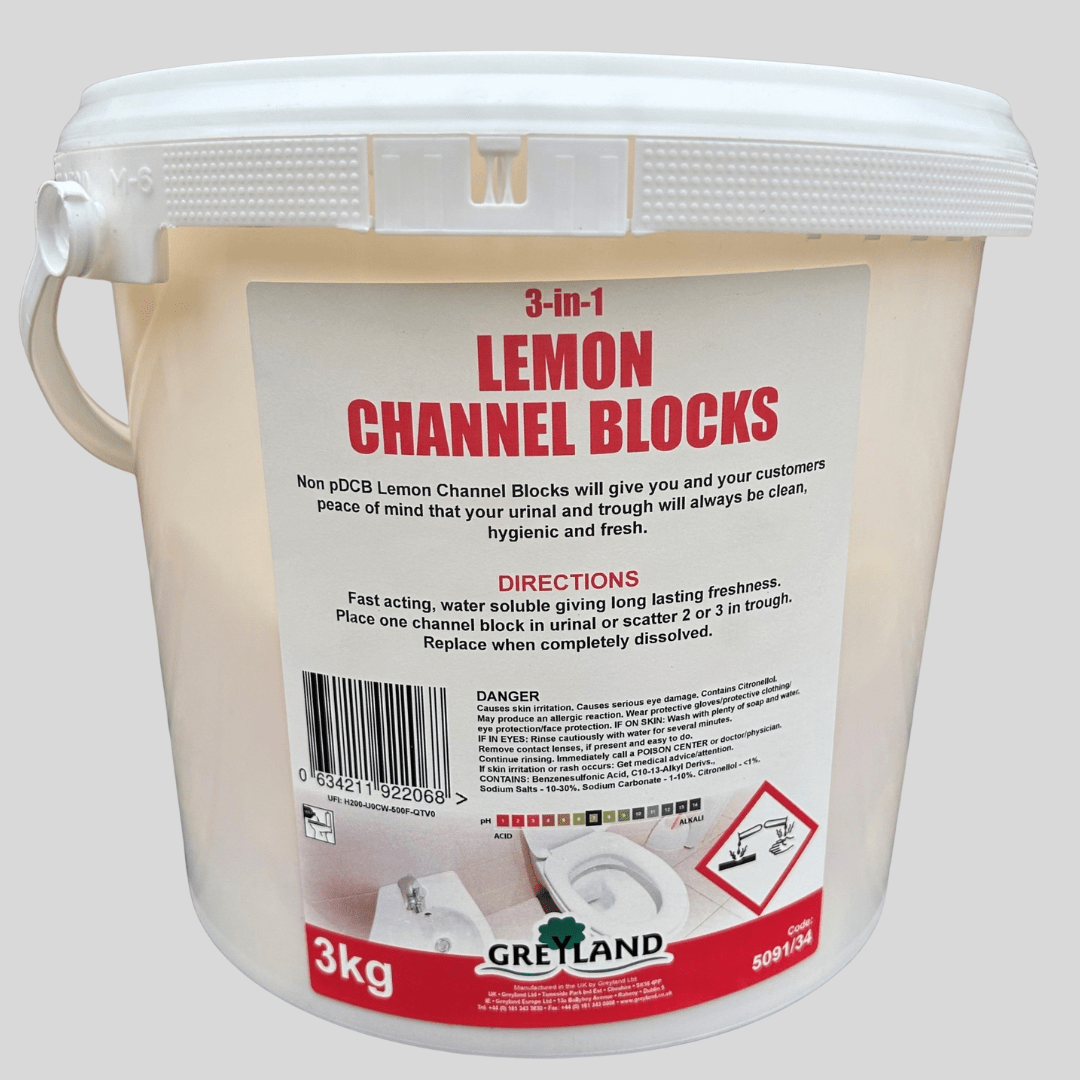 Lemon Channel Blocks 3kg – Cleaning Products UK